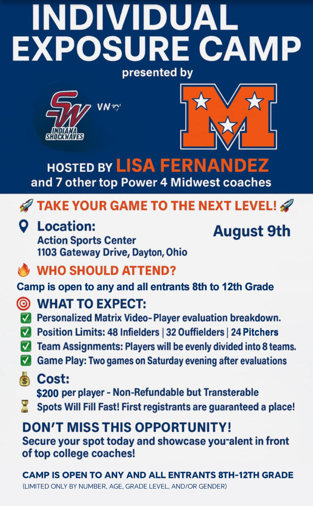 Events | Tennessee Mojo Fastpitch